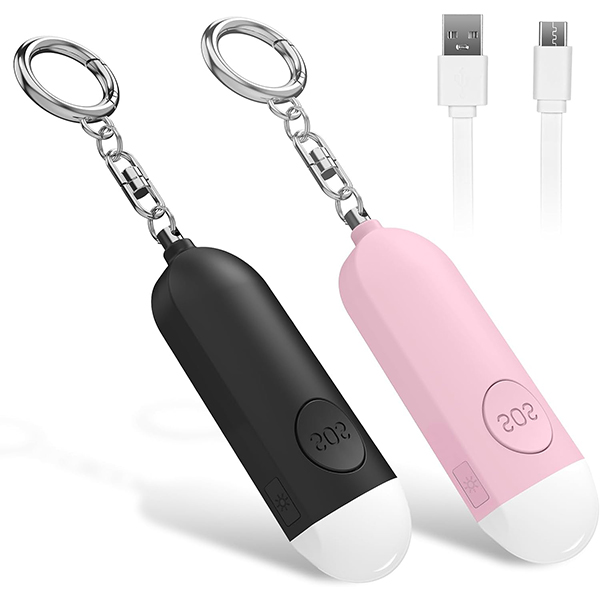 Pocket Alarm with 130 dB Siren LED Light