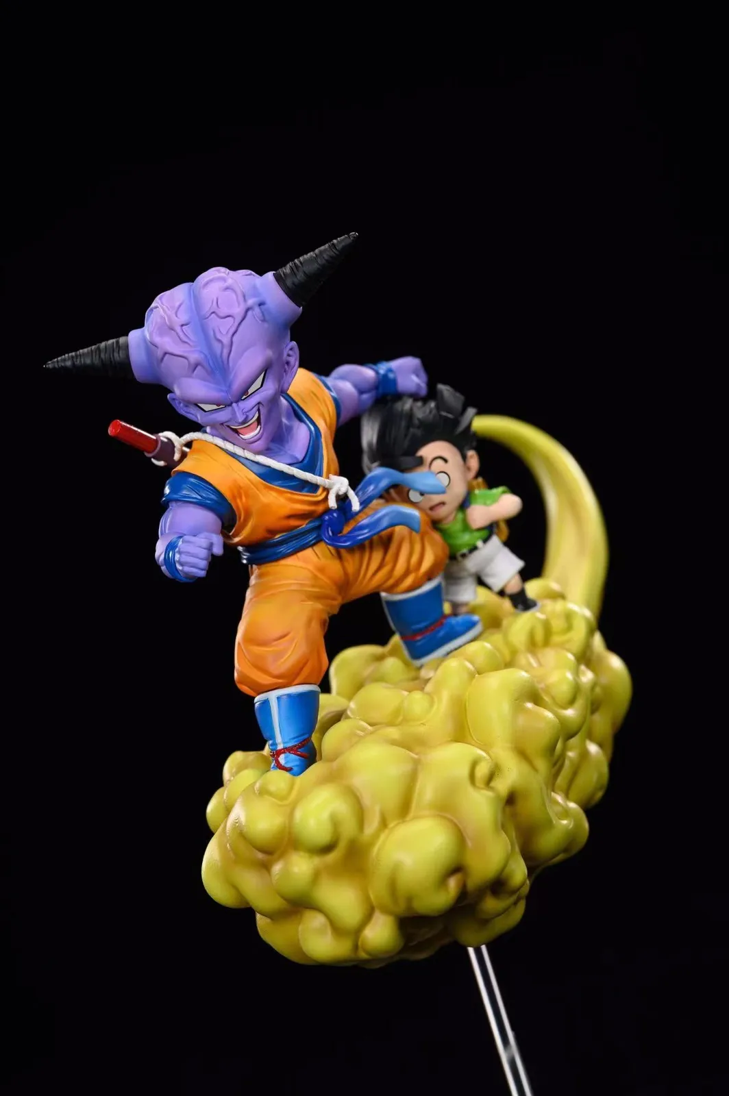 WCF Scale Ginyu in Son Goku & Childhood Son Gohan Ride the Flying Nimbus - Dragon Ball Resin ...