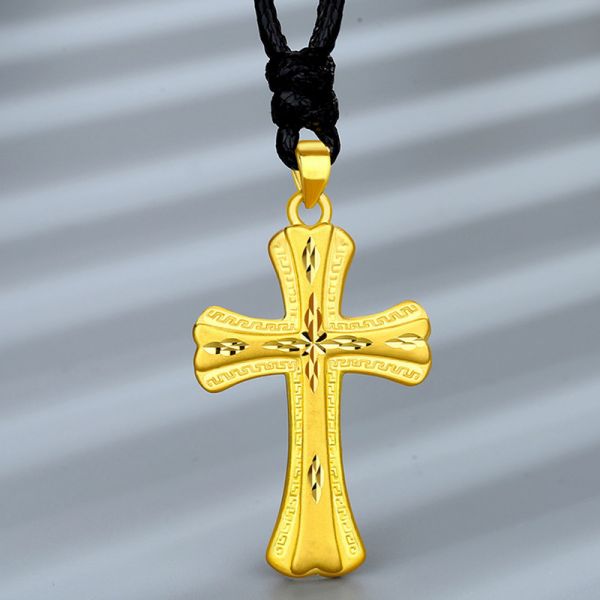 Sterling Silver Gold Cross Pendant Necklace Sterling Silver Gold Cross Pendant Necklace