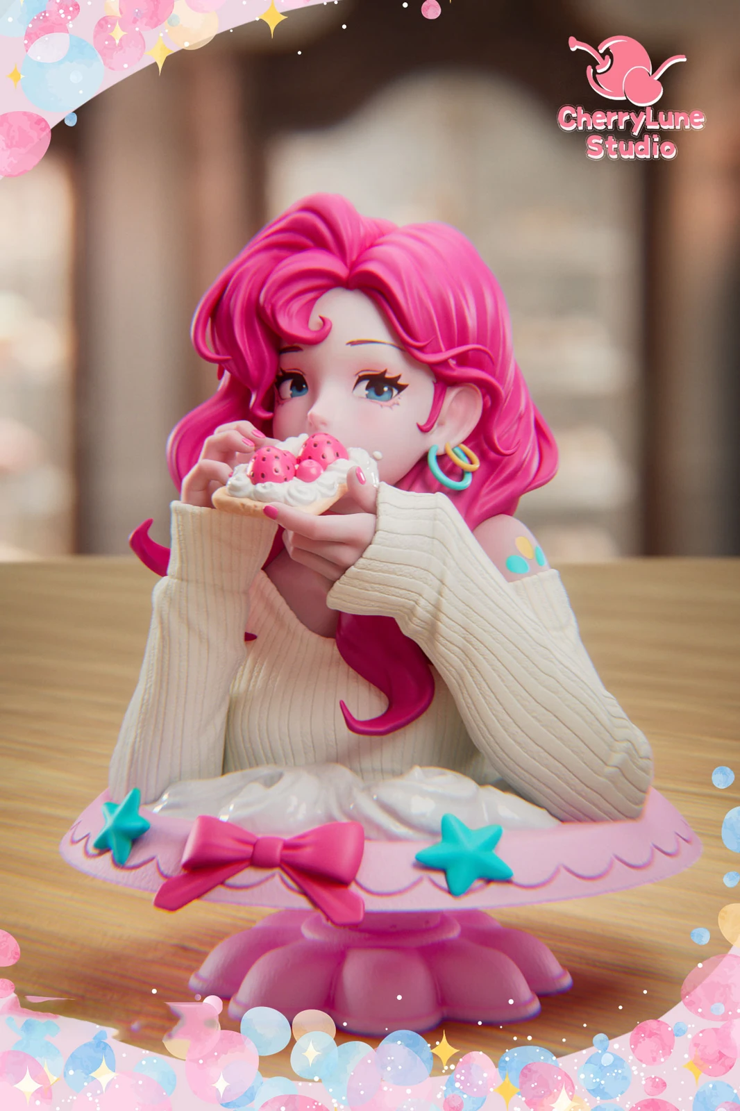 Licensed Pinkie - My Little Pony Statue - CherryLune Studio