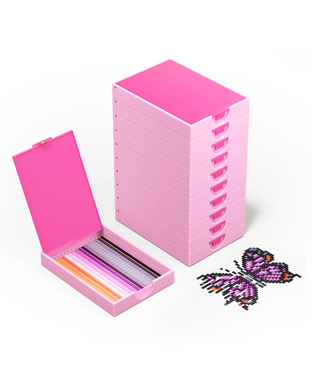 Cateared Trabricks Basic Series - Light Pink