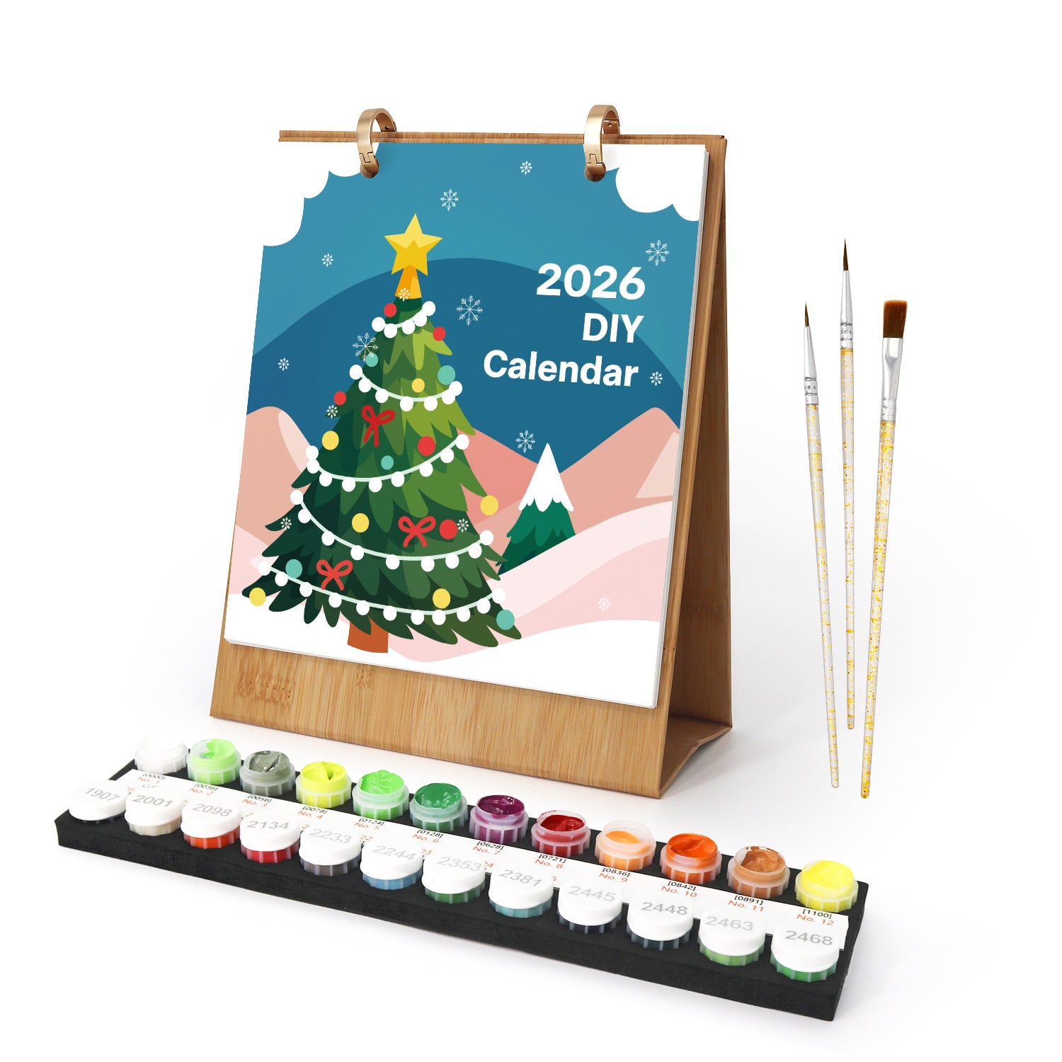 Christmas Series - paint by numbers Calendar
