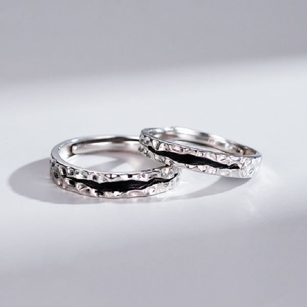 Sterling Silver Romantic Love Abyss Ring