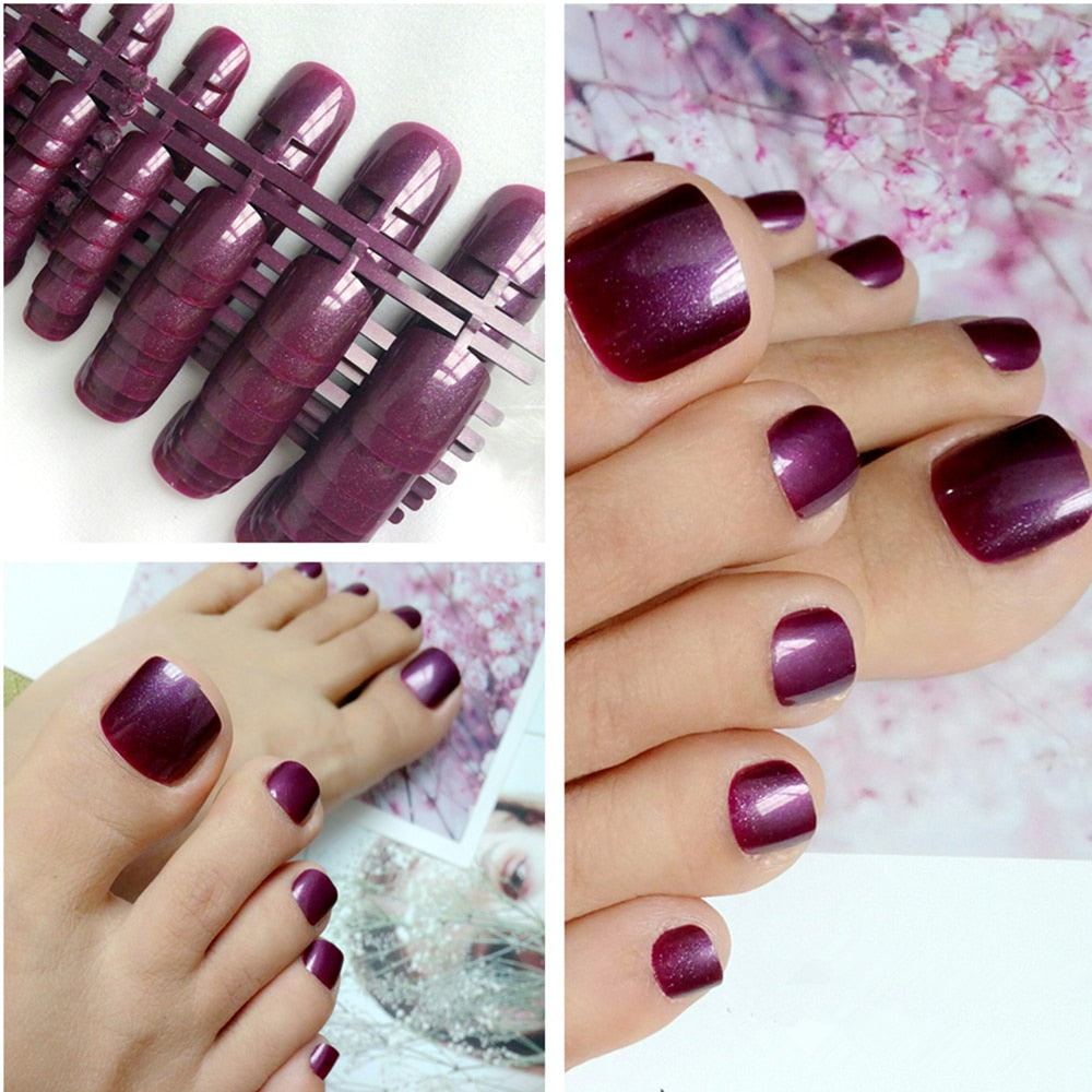 Wholesale 240 pcs Prue Candy Acrylic Fake Toenail Deed Red Flase Toe ... Wholesale 240 pcs Prue Candy Acrylic Fake Toenail Deed Red Flase Toe ...