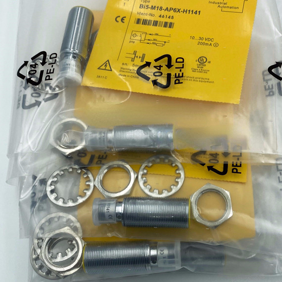Cylindrical Proximity Switch Bi5 M18e Ap6x H1141 Three Wire Pnp Normally Open Induction Switch