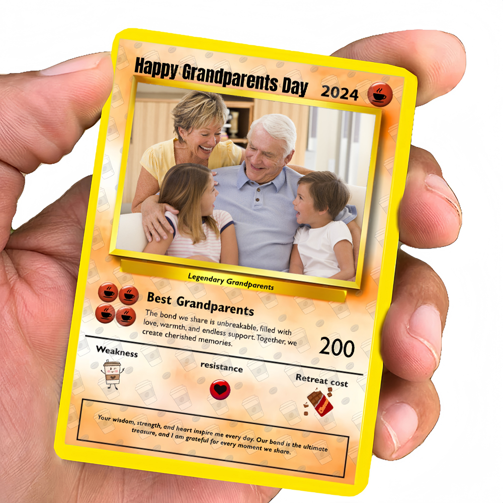 Custom Grandparents day Gold Metal card!-Build Your Own Happy ...