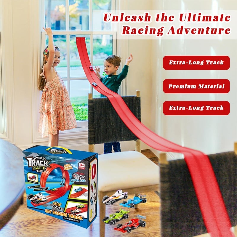 🎁 2026 New Year Surprise Gift: DIY Racetrack Racing Toy 🚗