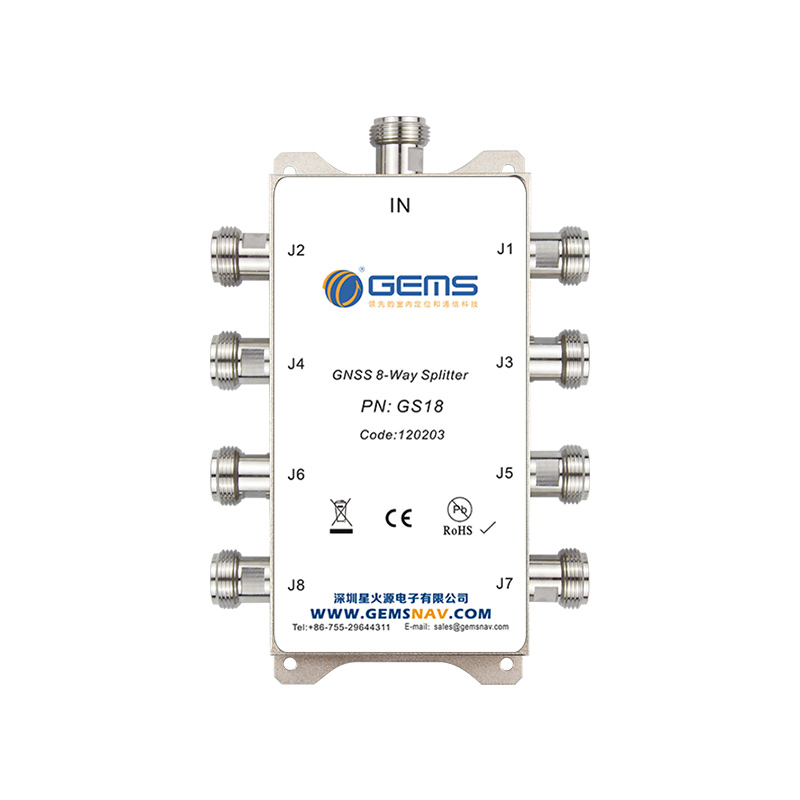 8 Way GPS and GNSS Active Antenna Splitter GS18 | GS18i