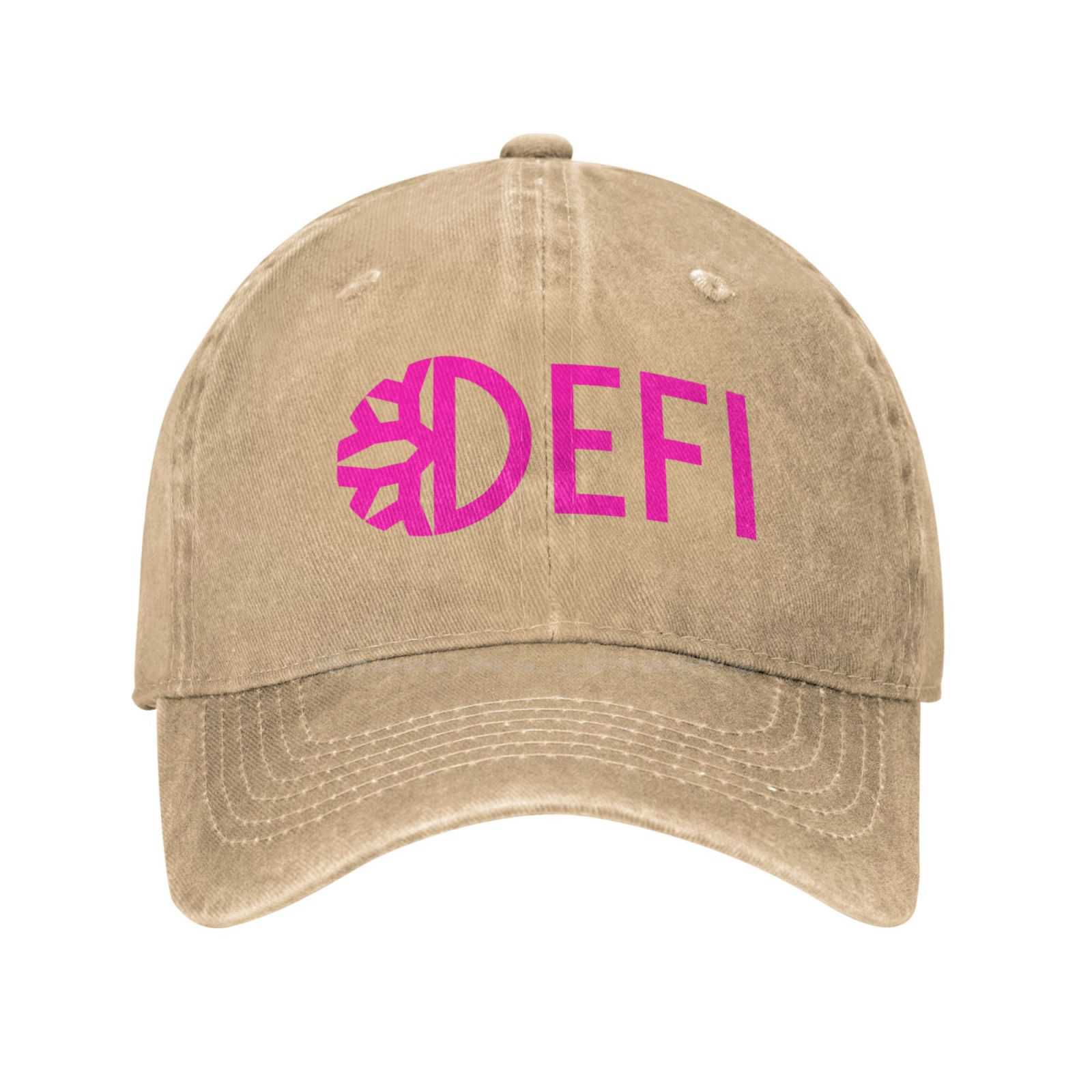 DeFiChain (DFI) Logo Denim cap Baseball cap Knitted hat fashion baseball caps