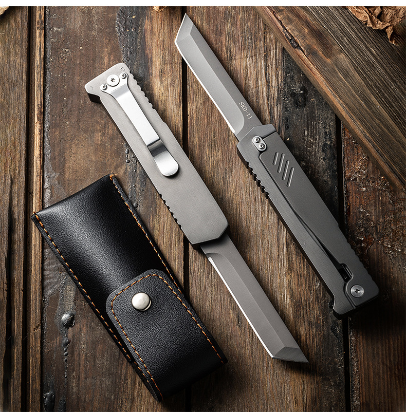 SKD-11 Steel Gravity Mechanical Knife