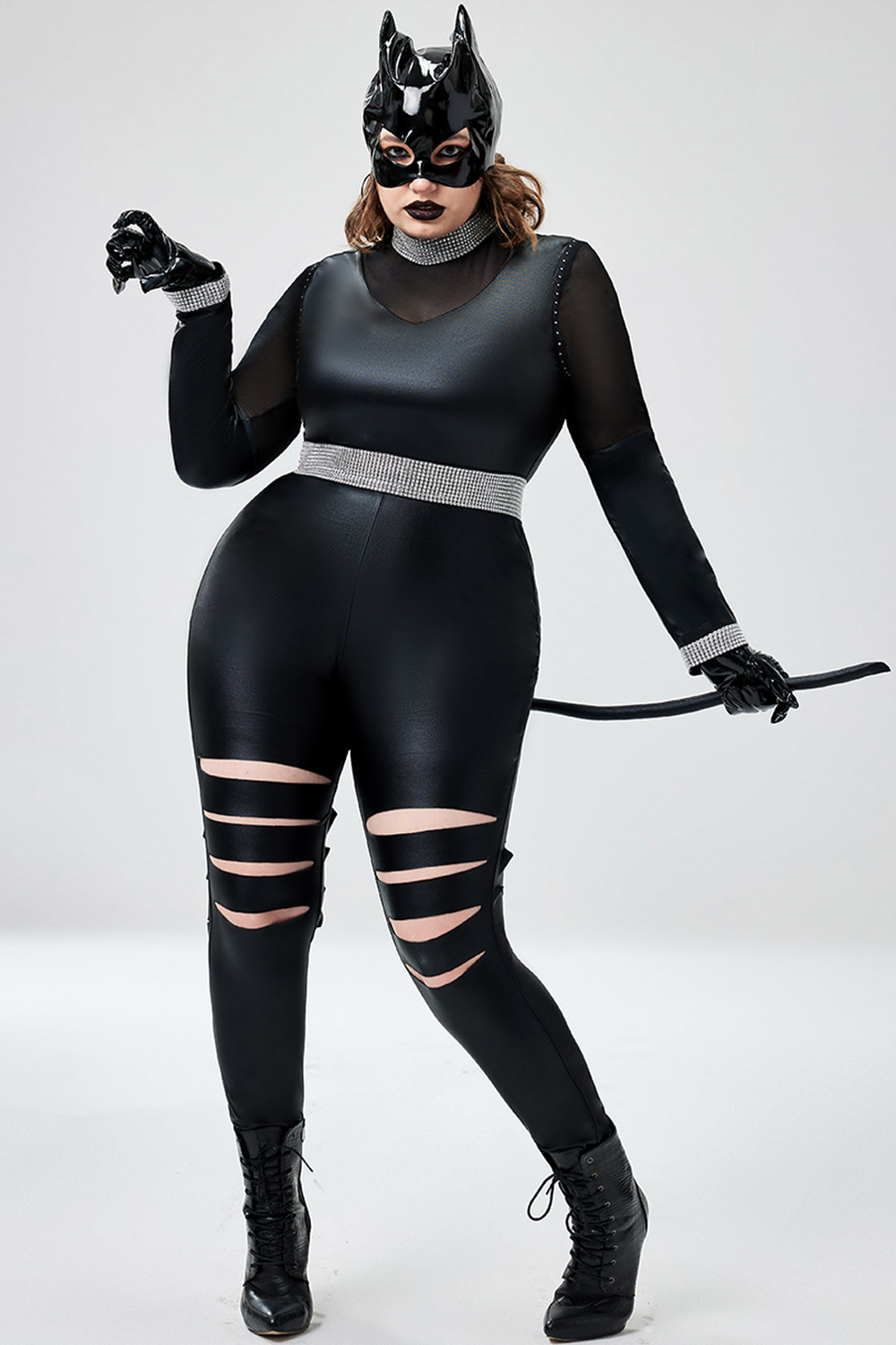 Plus size catwoman costume store