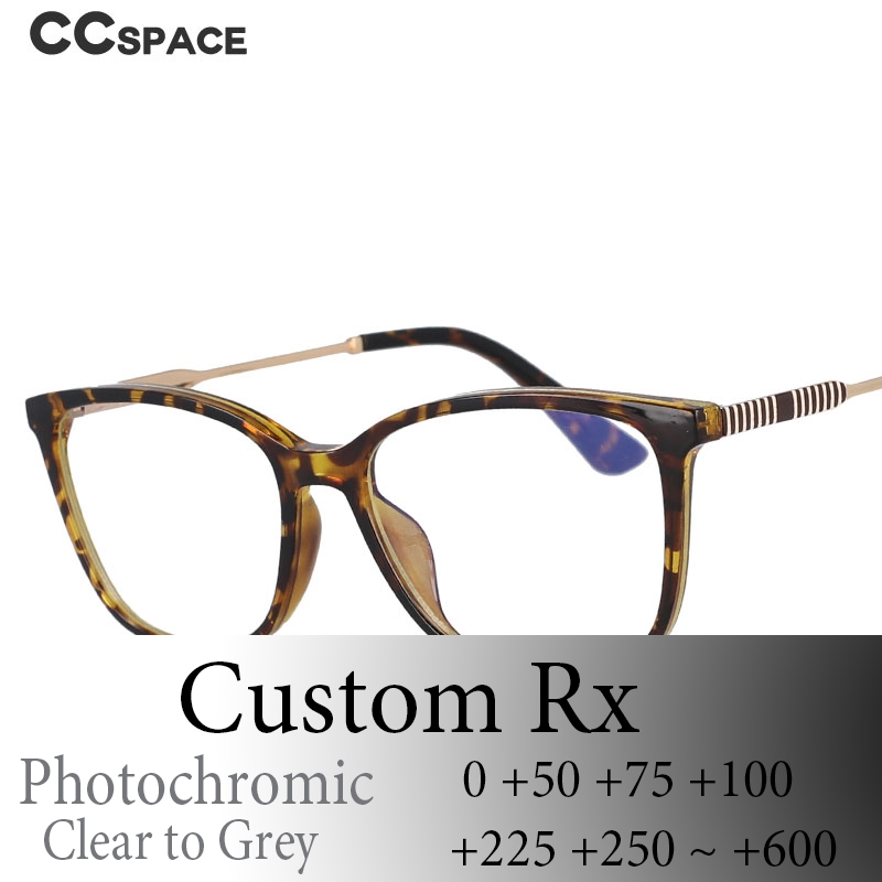 P53013EPhotochromic Reading GlassesEC Square Optical Lenses TR90 Metal Men Women Computer ...