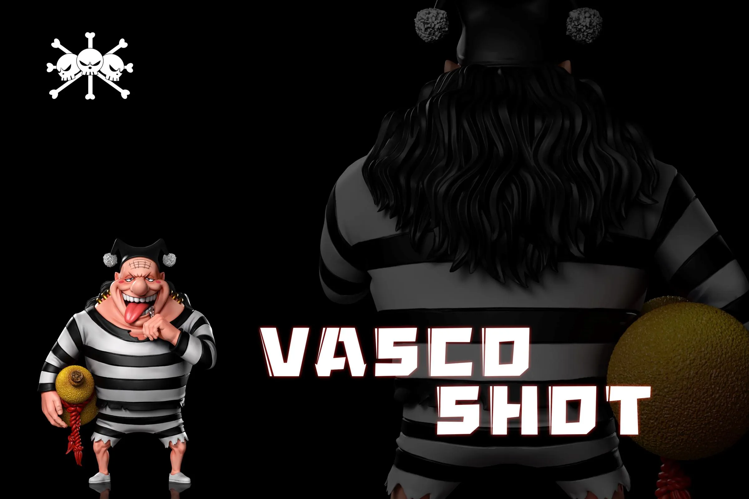Vasco Shot - ONE PIECE Resin Statue - A Plus Studios