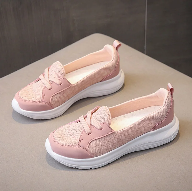 Orthopedic Women Shoes Breathable Slip On Arch Support Non Slip
