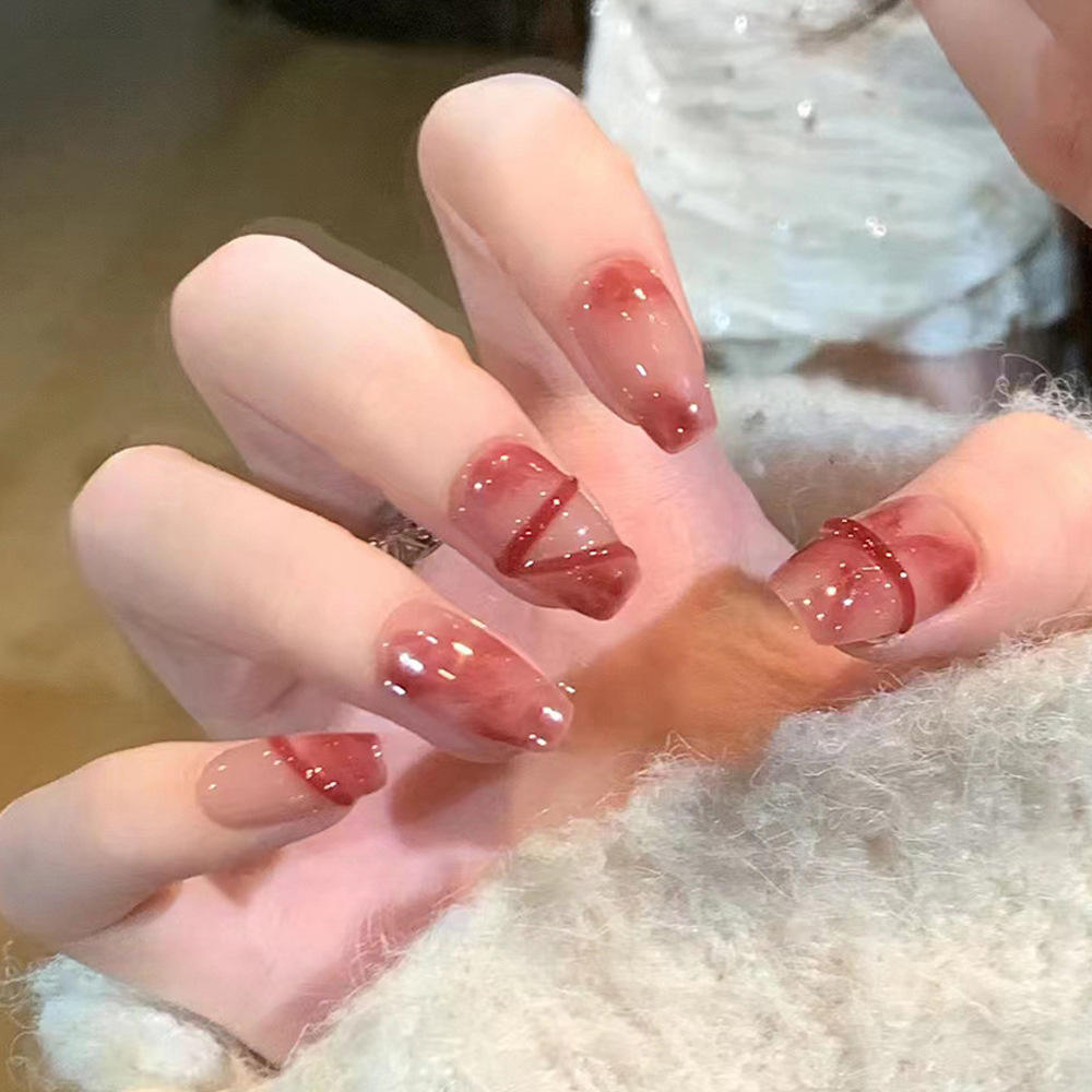 Churchf Churchf Thick Light Therapy Three-Dimensional Wear Nail Nail Millennium Spice Girl Nail ...