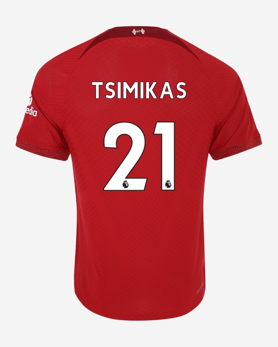 FC Liverpool Konstantinos Tsimikas 21 Home Shirt Kit 2022/23 FC Liverpool Konstantinos Tsimikas 21 Home Shirt Kit 2022/23