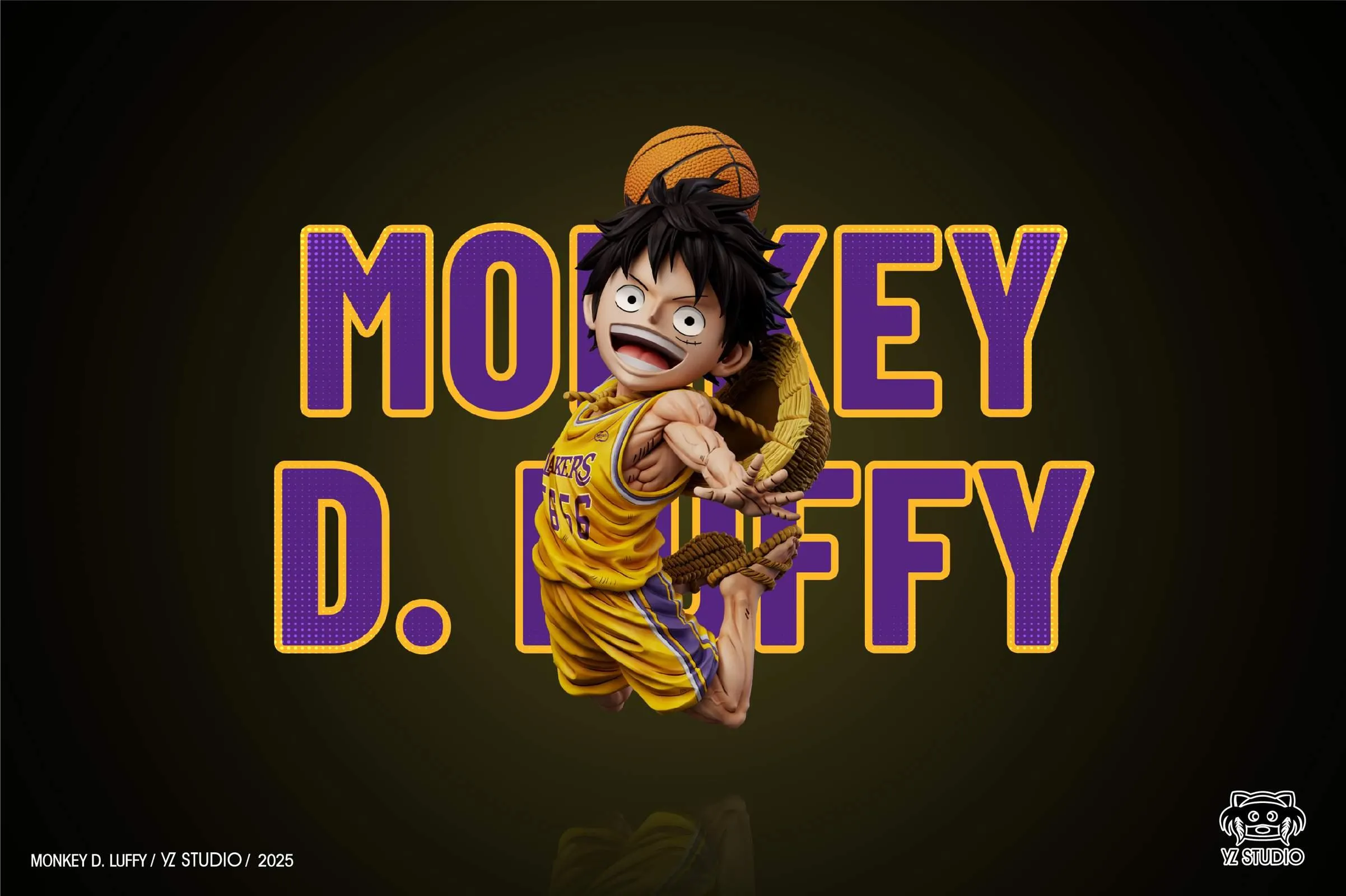 Lakers Suit Series 001 Monkey D. Luffy - ONE PIECE Statue - YZ Studios