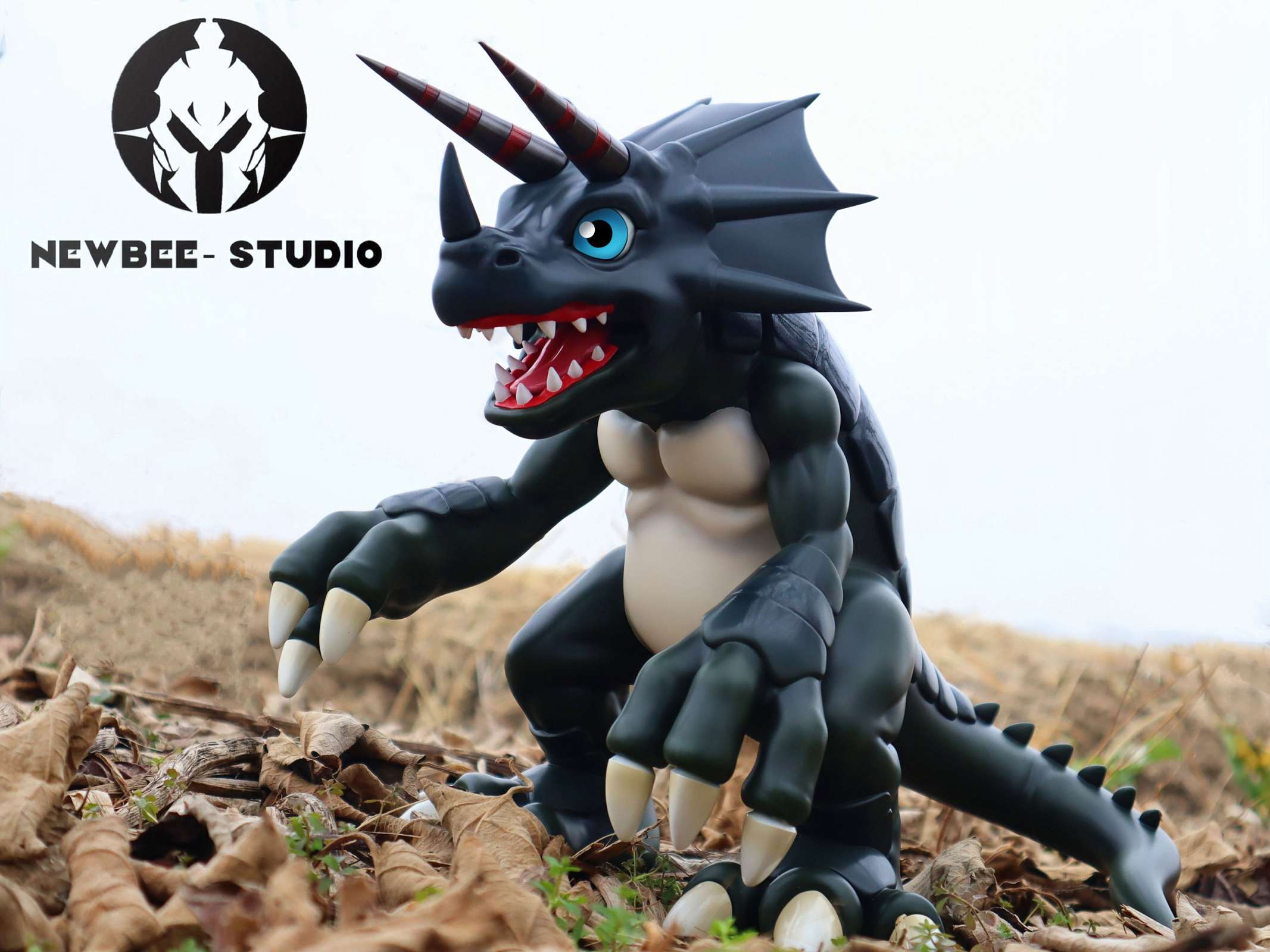 Triceramon - Digimon Resin Statue - Newbee Studios [In Stock]