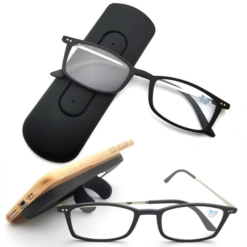 TR90 HD Anti Blue Light Glasses Ultra Light Paper Presbyopia Glasses Men Women Mobile Phone ...