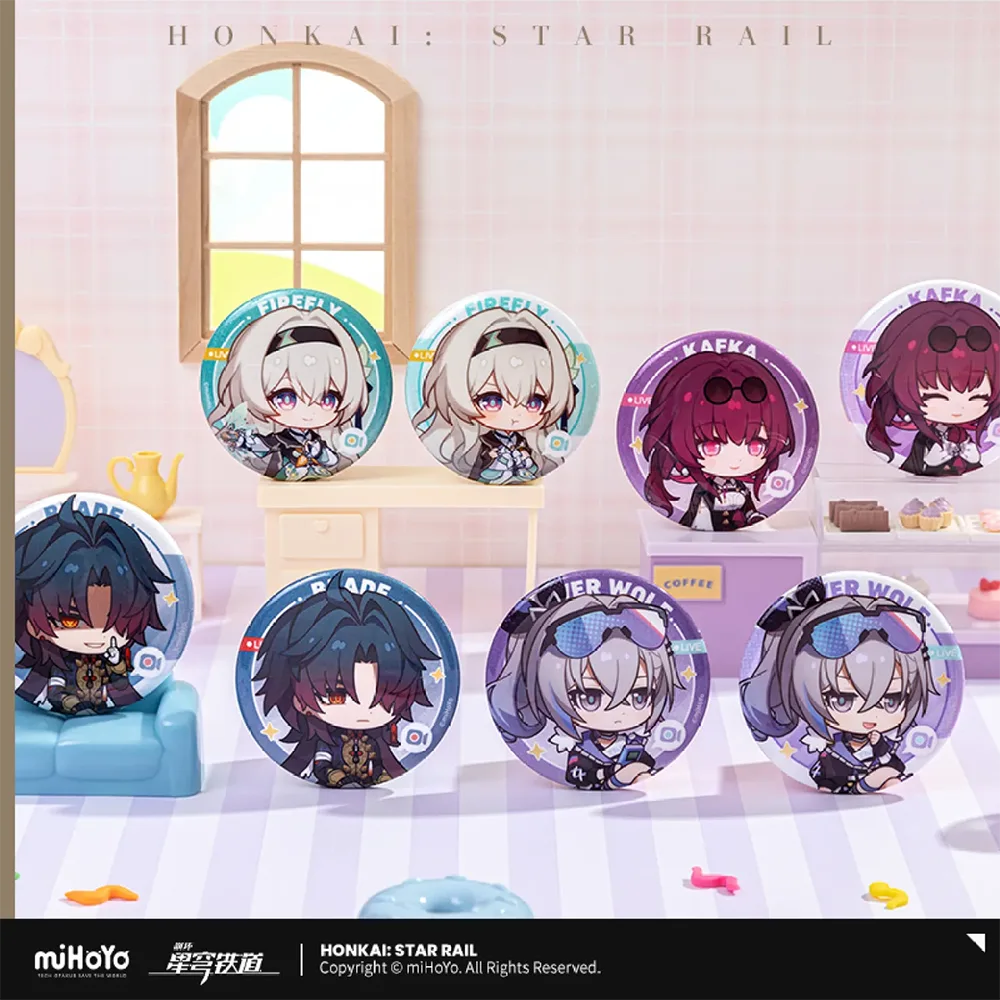 Honkai Star Rail Owlbert’s Reception Room: Character Badge Set [Original Honkai Star Rail ...