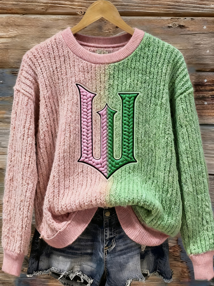 Halloween 2025 Witches Print Sweater