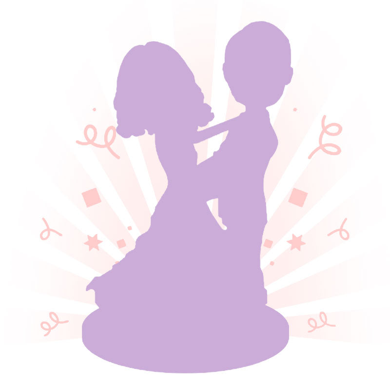 Fully Customizable 2 person Custom Bobblehead Fully Customizable 2 person Custom Bobblehead