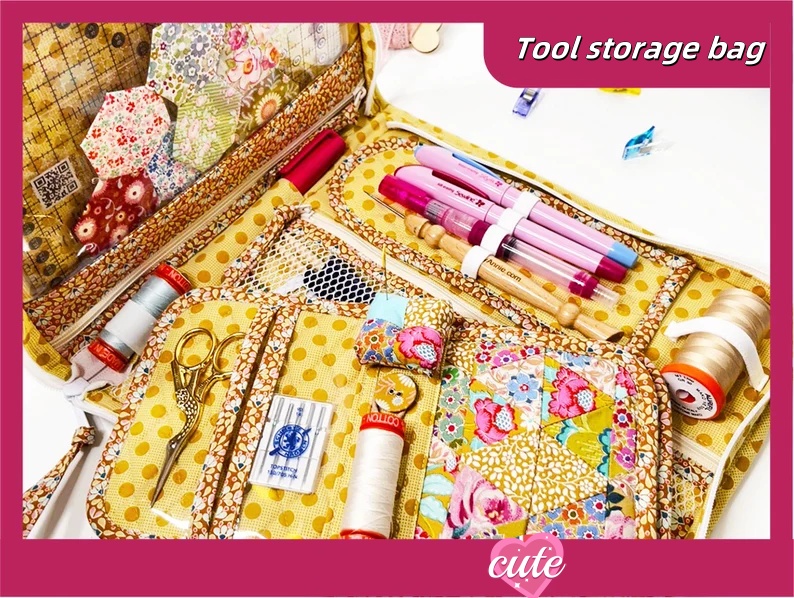 Personalized Sewing Tool Storage Kit Template- With Tutorial