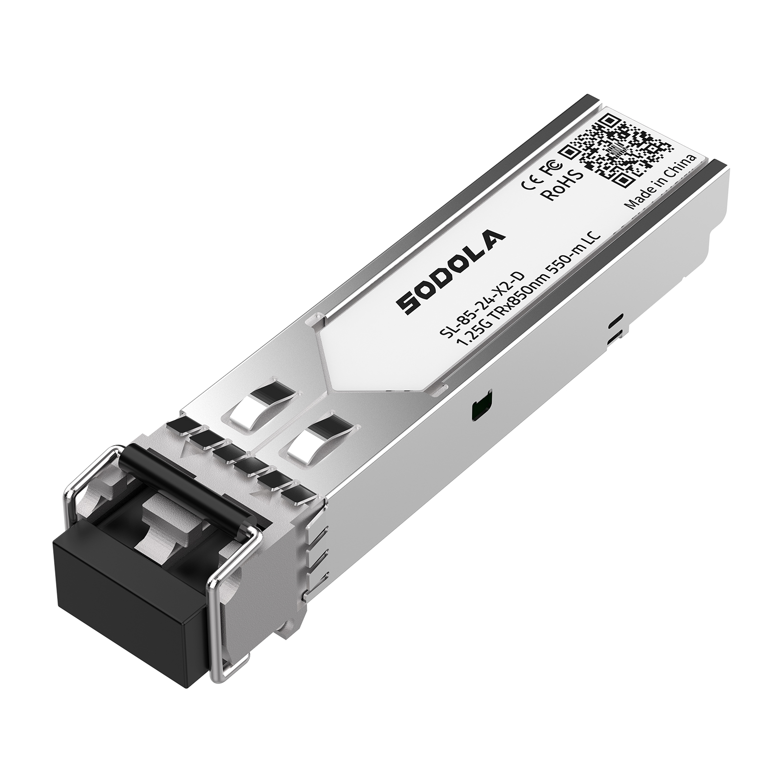 1.25G SFP 1000Base-SX Multimode LC Fiber Transceiver, 850nm MMF, 550m, for Cisco GLC-SX-MMD/SFP ...