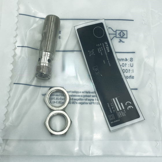Inductive Proximity Switch Ift204 Dc Three Wire Pnp Normally Closed Plug In Sensor
