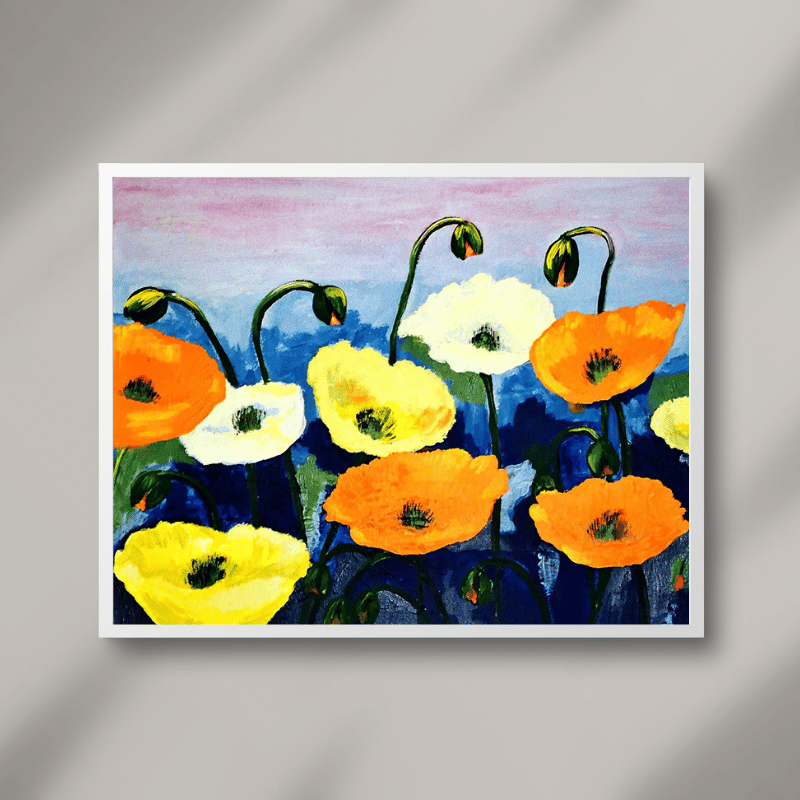 Paint By Numbers Poppy Art