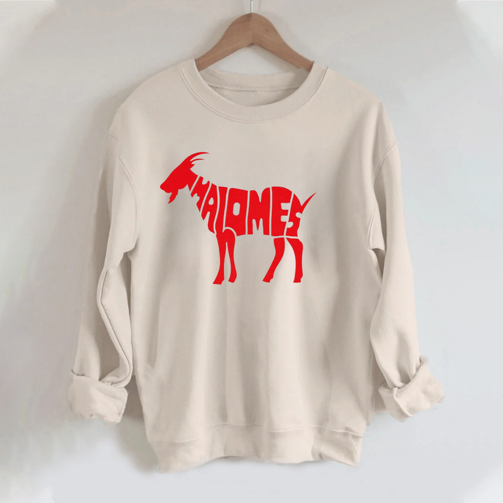 Mahomes Goat Sweatshirt Mahomes Goat Sweatshirt