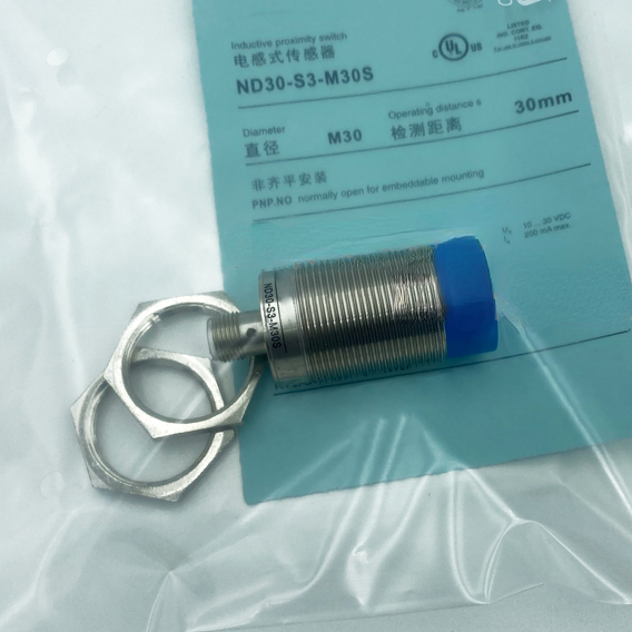 Plug-in Proximity Switch ND30-S3-M30S PNP Normally Open 10-30V Inductive Sensor
