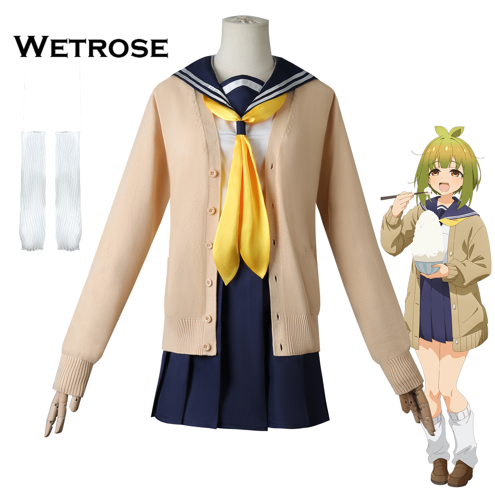 【wetrose】bashame Meme Cosplay Costume My Deer Friend Nototan Shikanoko