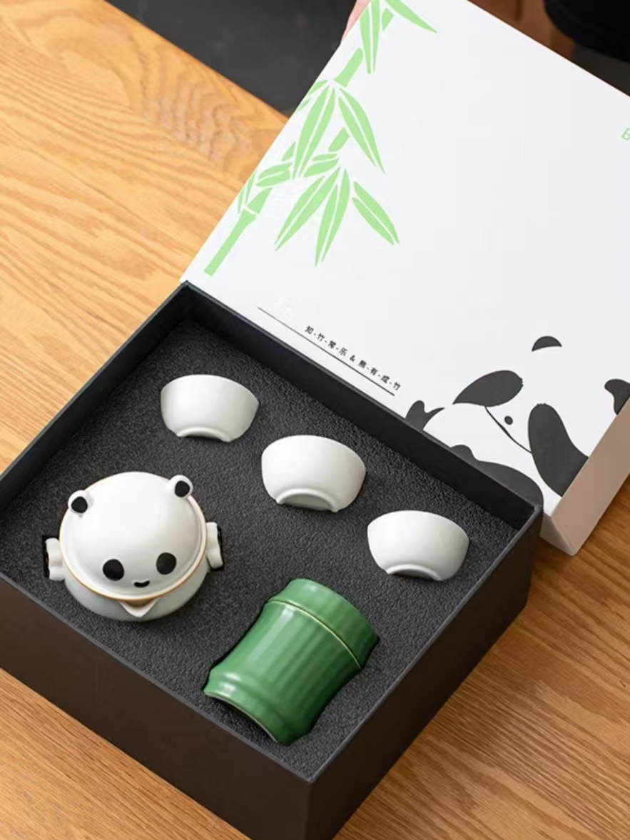 Panda tea set