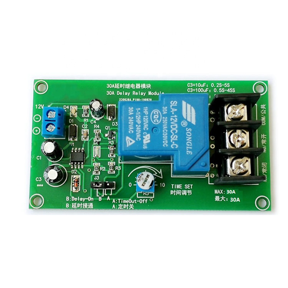 12V 30A Timing Delay Relay Module NE555 Timing On Off Switch Industrial ... 12V 30A Timing Delay Relay Module NE555 Timing On Off Switch Industrial ...