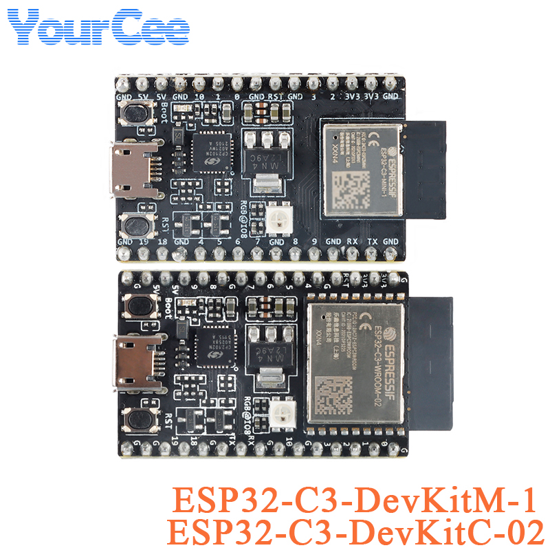 Esp32 C3 Devkitm 1 Esp32 C3 Devkitc 02 Development Board Esp32 C3 Mini 1 Esp32 C3 Wroom 02 Wifi