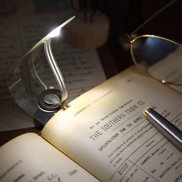 (2PC) Creative Ultra-Thin Bookmark Reading Light