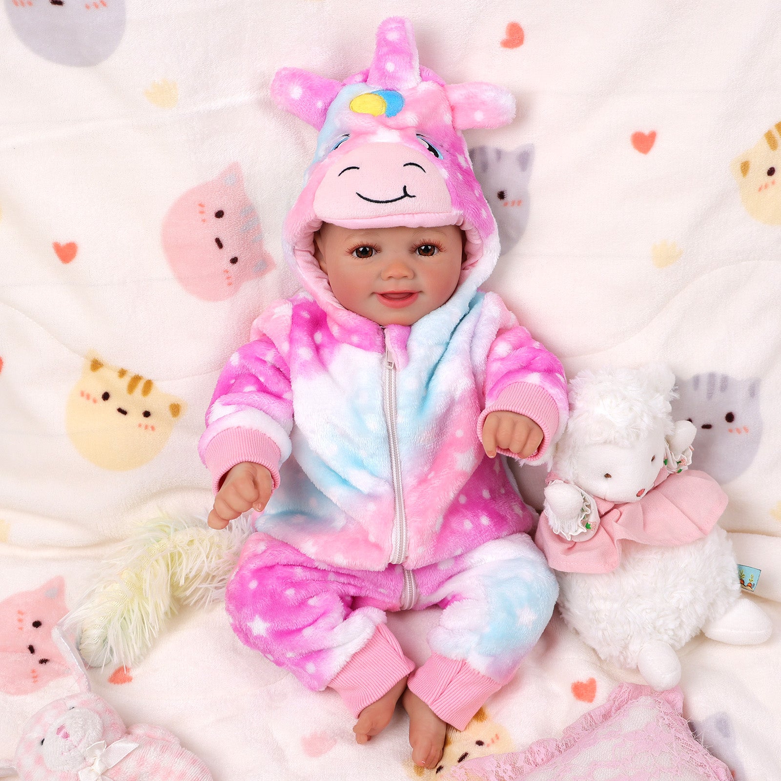 Beautiful Reborn Baby Dolls - 17'' Newborn Baby Girls Doll that Look ...