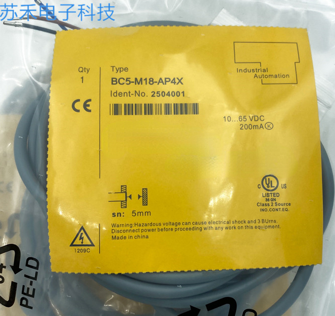 Capacitive Proximity Switch Bc5 M18 Ap4x Ap6x Dc Three Wire Pnp Normally Open