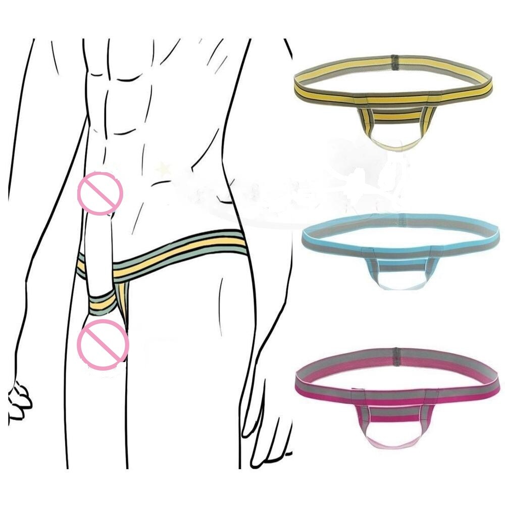 Sexy Mens Thongs Erotic Lingerie Delayed Sex Cock Rings Bikini Thongs