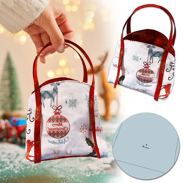 Personalized Christmas Party Bags Template - Included Instructions