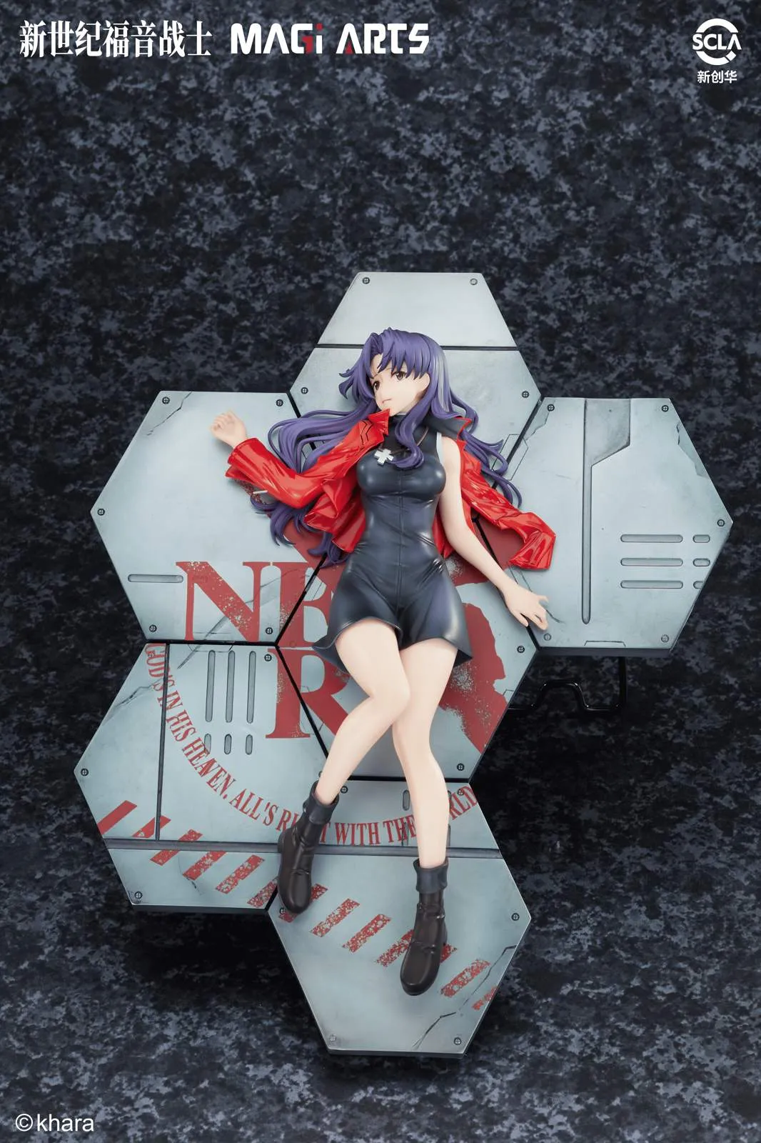 1/6 Scale Misato Katsuragi - (EVA) Neon Genesis EVAngelion Official Statue - MAGI ARTS