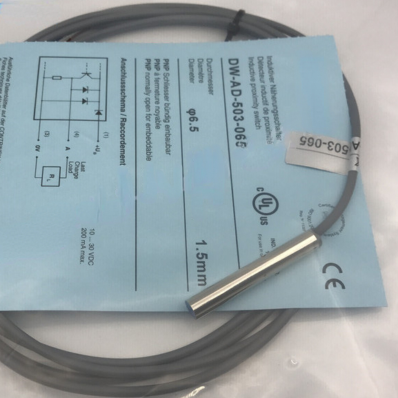 Proximity Switch Dw Ad 503 065 Dc Three Wire Pnp Normally Open 10 30v Inductive Sensor