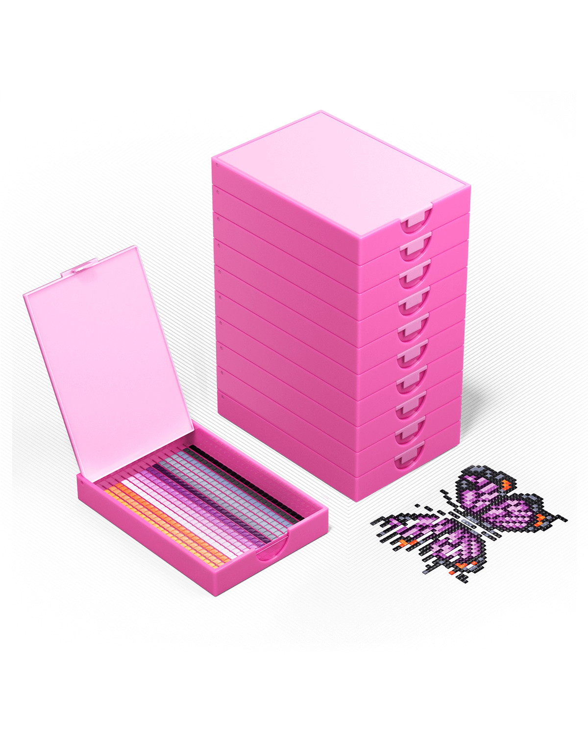 Cateared Trabricks Basic Series - Dark Pink