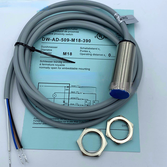 Proximity Switch Dw-ad-509-m18-390 Voltage 0-10V Current 4-20mA Analog Displacement Sensor
