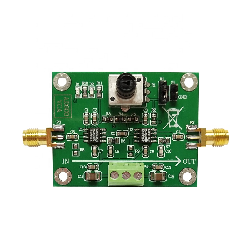 AD603 Low Noise Variable Gain Amplifier VCA Module Voltage Controlled ... AD603 Low Noise Variable Gain Amplifier VCA Module Voltage Controlled ...