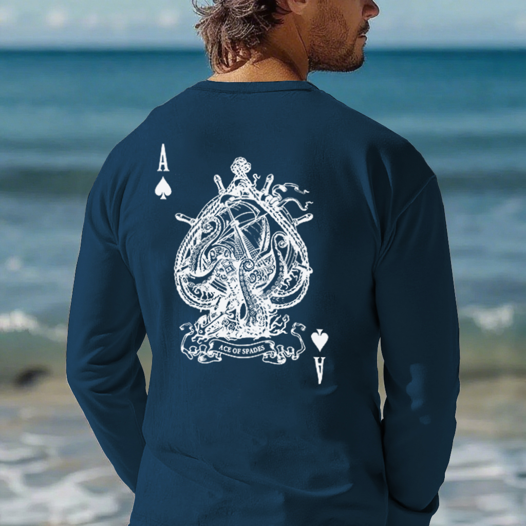 Ace Of Spades Long Sleeves Tee