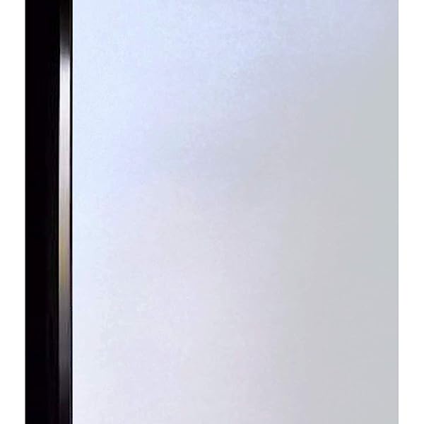 Duofire Privacy Window Film Frosted Glass Film Matte White Static Cling Glass Film No Glue Anti