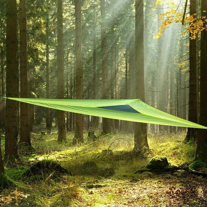 Portable 3 Point Aerial Triangle Hammock for Outdoor Camping, Backyard