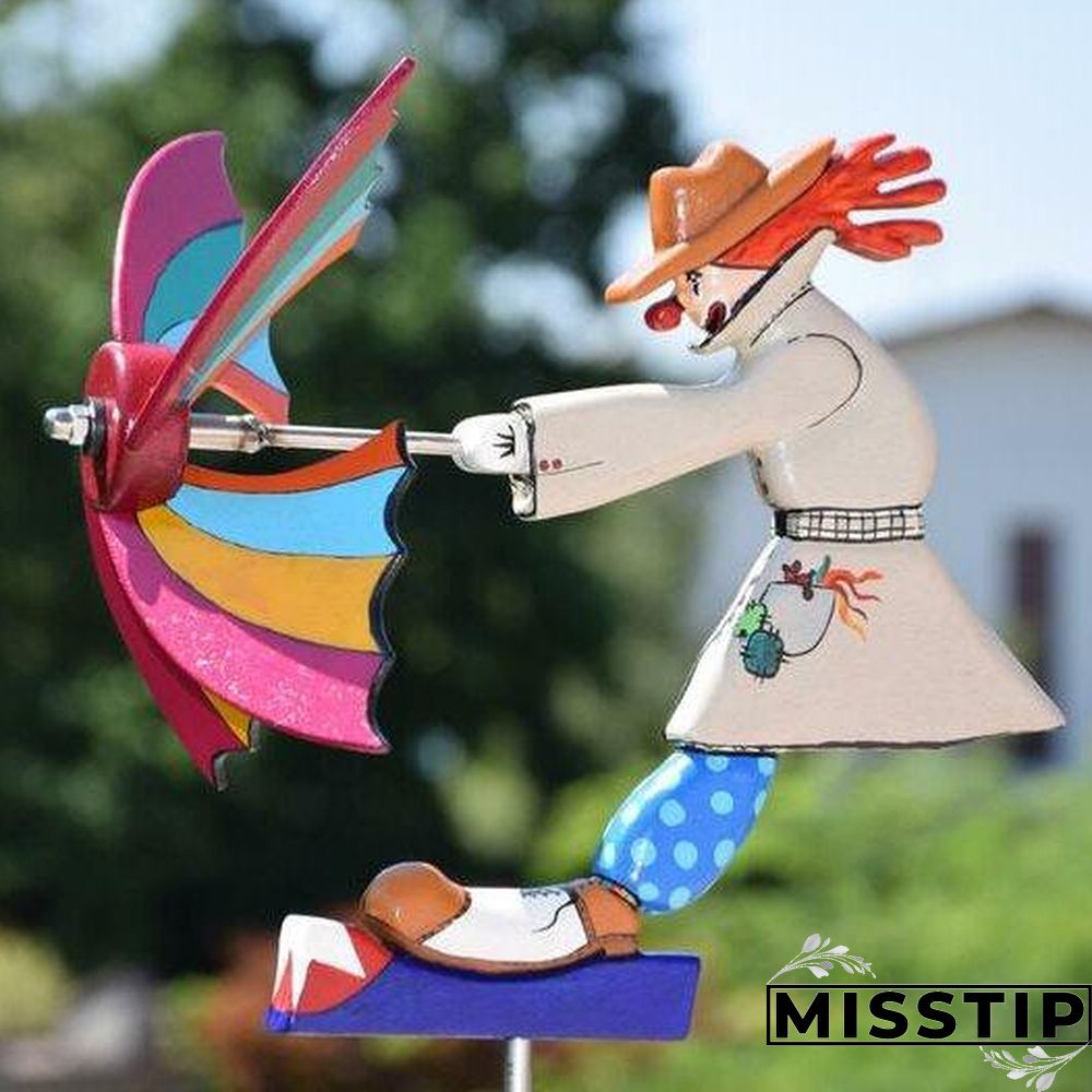 Whirligig Windmill - Flower Gardener